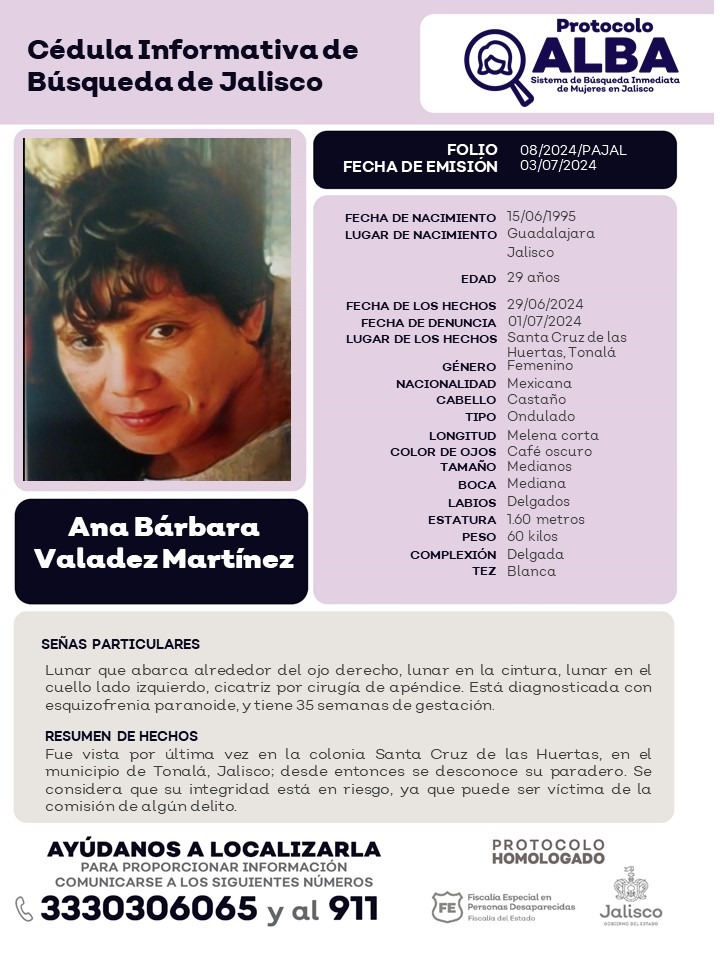 Protocolo Alba Jalisco – Fiscalía Especial en Personas Desaparecidas